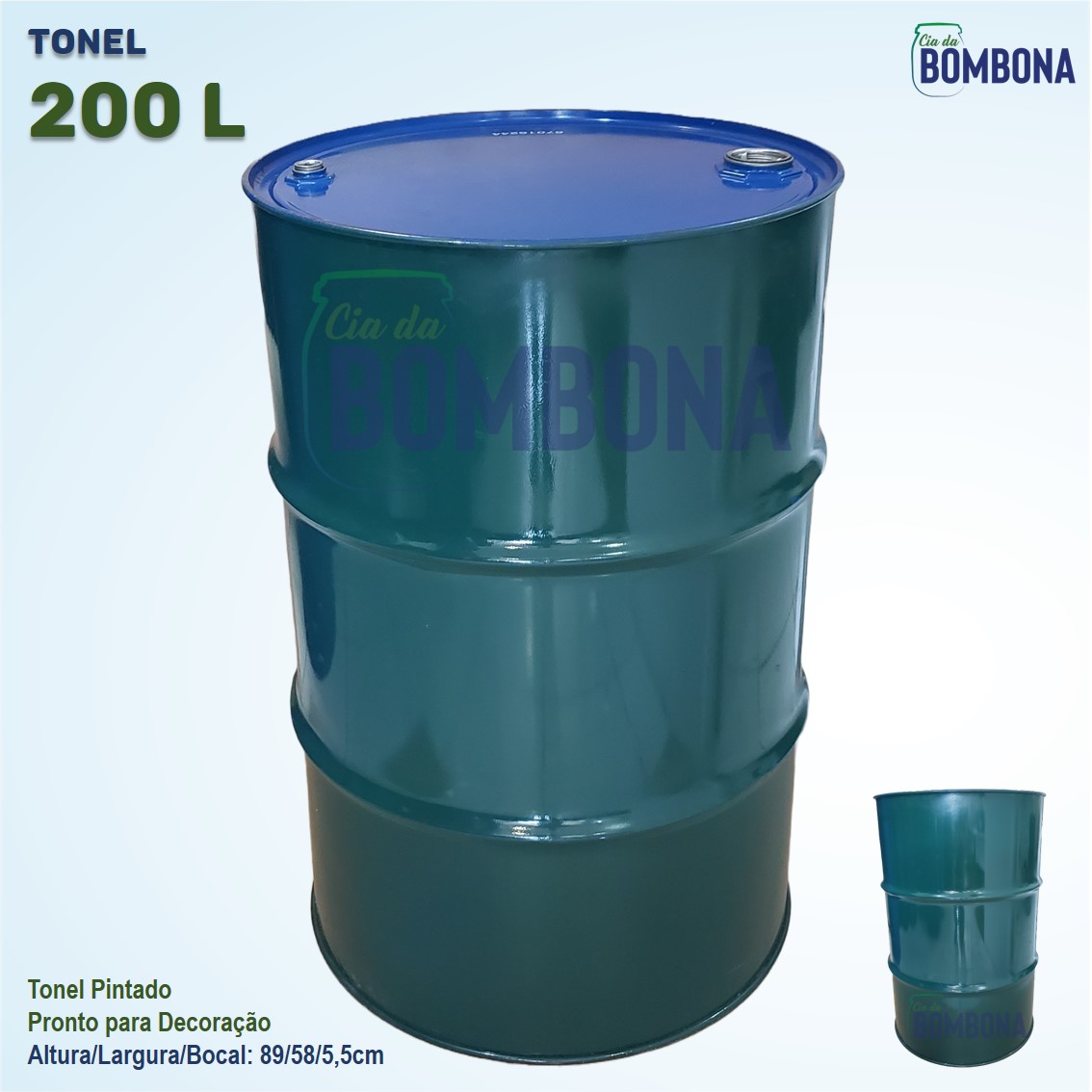 Toneis Metálicos - Cia da Bombona