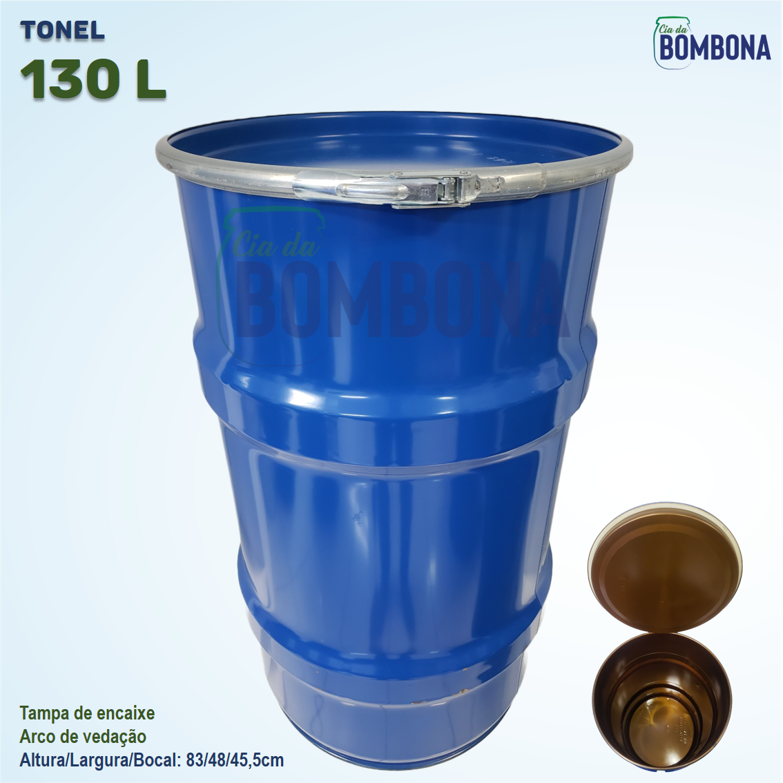 Toneis Metálicos - Cia da Bombona