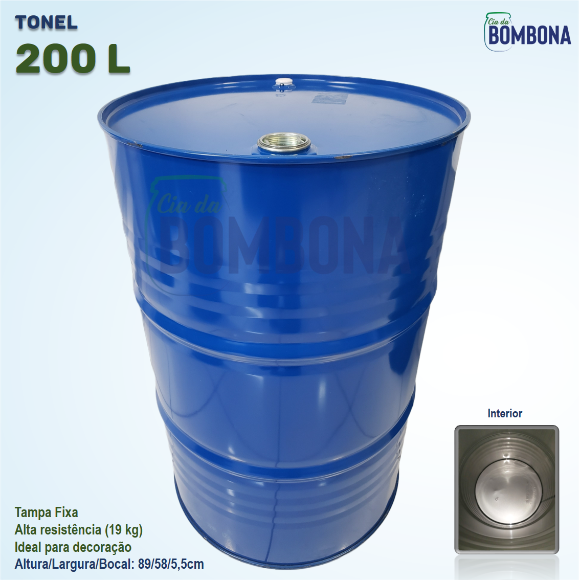 Toneis Metálicos - Cia da Bombona